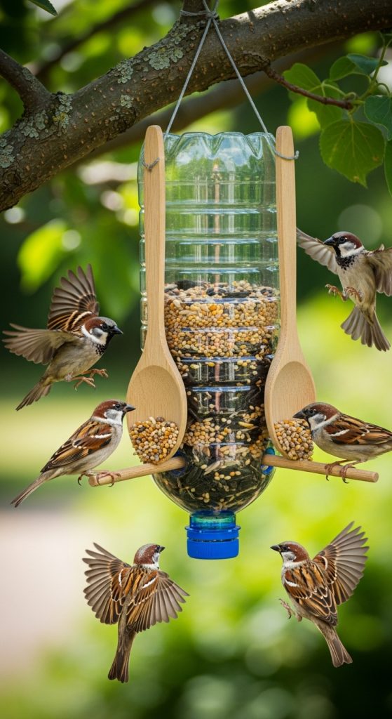 10 DIY Homemade Bird Feeders - DIY HOME STYLIST