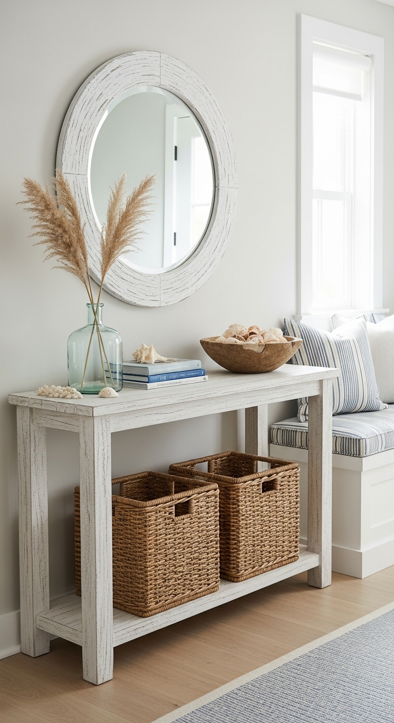 10 Inviting Coastal Entryway Ideas - DIY HOME STYLIST