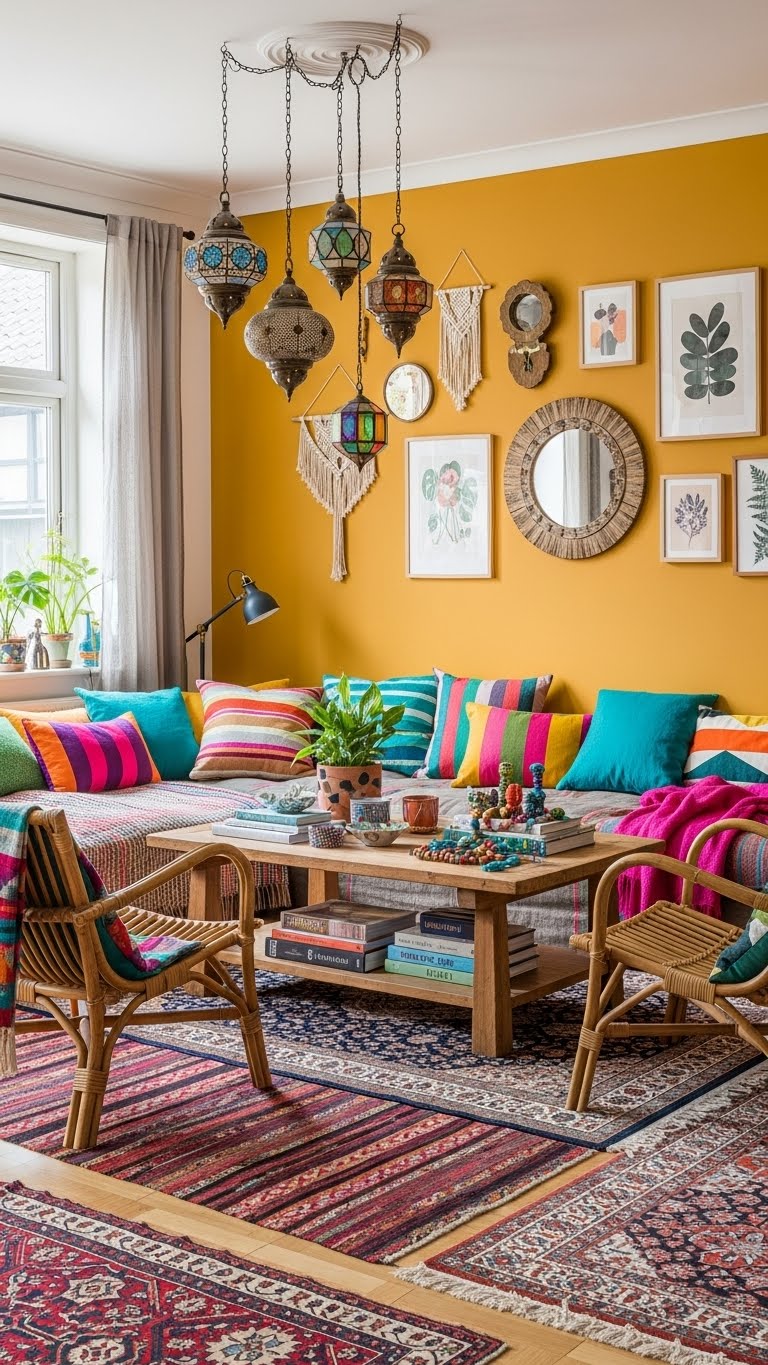 10 Living Room Designs Boho - DIY HOME STYLIST